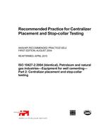 API RP 10D-2 (R2020) PDF - Norm Library