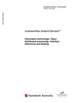 AS/NZS ISO/IEC 14753 PDF - Norm Library