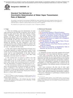 ASTM E96/E96M PDF - Norm Library