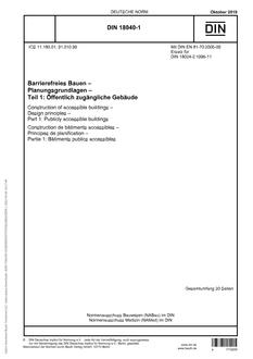 DIN 18040-1 PDF - Norm Library