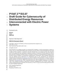 IEEE P1547.3 PDF - Norm Library