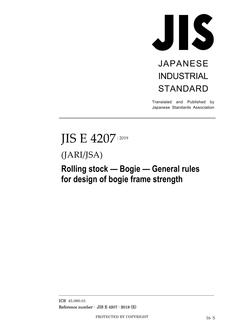 JIS E 4207 PDF - Norm Library