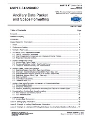 SMPTE ST 291-1 PDF - Norm Library